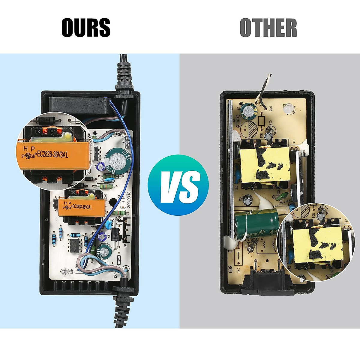 42v 2a Scooter Battery Charger 3 Prong Fast Smart for 36V Electric Device Lithium Battery(Airline Head) Universal Charger Electric Scooter Battery Charger