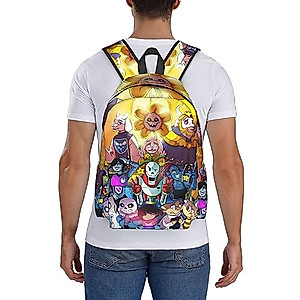 Wiqodme Un-der_tale Backpack Men Women Computer Bag Laptop Daypack for Casual Travel