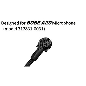 Replacement Aviation Microphone windscreens for Bose and Crystal Mic Typhoon (Two (2) Pack A20 Model)