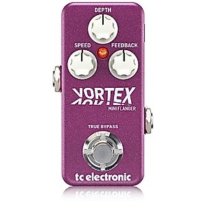 TC Electronic VORTEX MINI FLANGER Ultra-Compact Flanger Pedal with Built-In TonePrint Technology