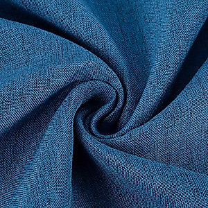 Librao Bean Bag Chair Sofa Cover Without Filler Lazy Lounger High Back Large Bean Bag Storage Chair Couch Cover with Three Side Pockets for Adults and Kids (Blue, XL-39.3x47.2)