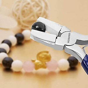 WORKPRO 7-Piece Jewelers Pliers Set, Jewelry Making Tools Kit with Easy Carrying Pouch (Blue)