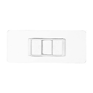 2Pcs Hair Dryer Holder Storage Rack Bathroom Wall Mounted Storage Accessories Hairdryer Hook Home Storage Shelfs(6.31inch,White)