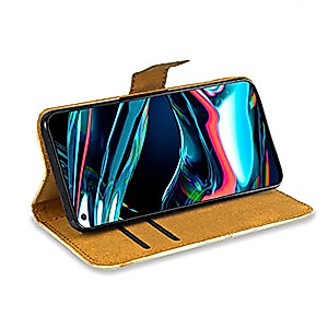 WenTian Realme 7 Pro Case, CaseExpert® Beautiful Pattern Leather Kickstand Flip Wallet Bag Case Cover for Realme 7 Pro