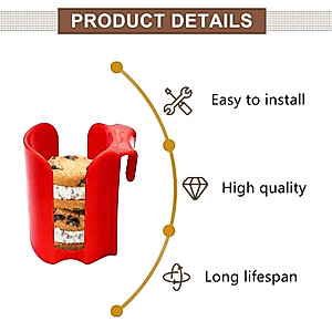 Malijnxin 2 PCS Cookie Holder Creative Cup Cookie Holder Cup Side Cookie Organizer Plaastic Cookie Container Storage for Candies Cookies