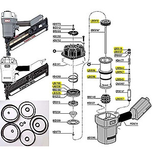 O-Ring Kit For Senco Framing Nailer FramePro 701-XP 702-XP 751 752 600