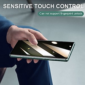 Jonwelsy Anti Peeping Case for Samsung Galaxy S23 Ultra, 360 Degree Front and Back Privacy Tempered Glass Cover, Anti SPY Screen, Anti Peep Magnetic Adsorption Metal Bumper for S23 Ultra (Silver)