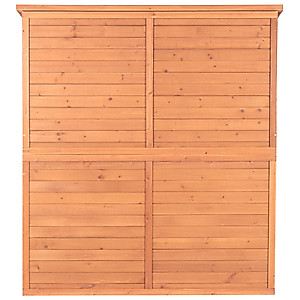 Leisure Season MSS6602-T Storage-Sheds, Medium Brown