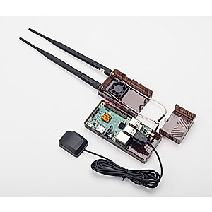 SummitLink Tinted Case with Fan for ADS-B Raspberry Pi Stratux DIY Kit, Matte Finish Tool Free Assembly (Does not fit AHRS)