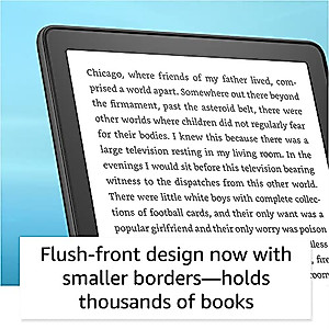 Kindle Paperwhite (8 GB) – Now with a 6.8" display and adjustable warm light - Without Lockscreen Ads - Black