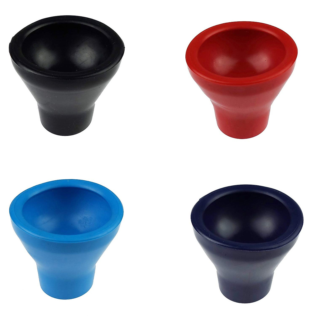 Zelerdo 4 Pack Golf Ball Retriever Putter Picker Grip Pick Up Tool, 4 Colors