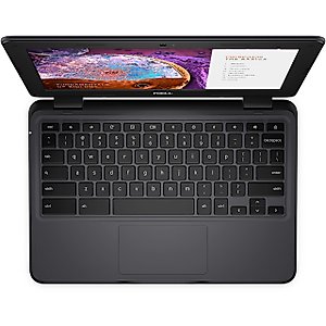 Dell Chromebook 11 3110 Laptop (2022) | 11" HD Touch | Core Celeron - 32GB SSD - 4GB RAM | 2 Cores Chrome OS (Renewed)
