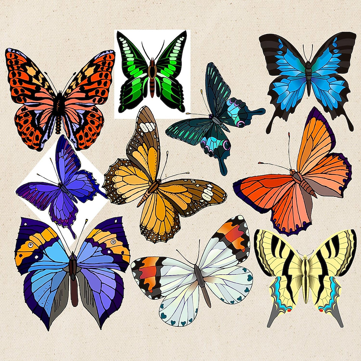 CafePress Butterflies Tote Bag Canvas Tote Shopping Bag