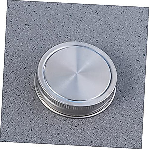 Mason Jar Lids Wide Mouth 1 5pcs Mason Jar Ball Canning Lids Jar Sealing Lid Home Use Mason Jar Lid Sealing Lid with Silicone Gasket Leakproof Cover Sealing Cap Can Lid Metal