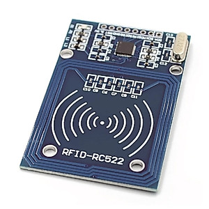 10Gtek RC522 RF IC Card Induction Sensor Module with S50 Blank Card and Key Ring for Arduino Raspberry Pi, Pack of 3