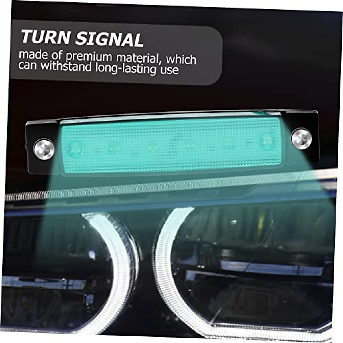 Yardwe 10 pcs Truck Lights LED Signal Light Strip Truck Tail Light bar Signal Lights Truck Tail Light Strip LED Brake Light Strip Brake Lights LED Light Strip abs Trailer car