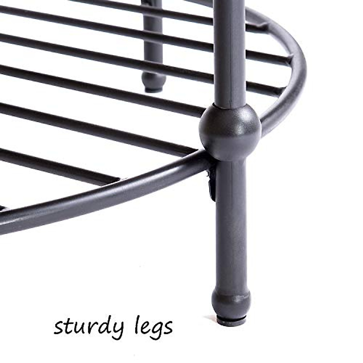 P PURLOVE Easy Assembly Hillside Rustic Natural Coffee Table with Storage Shelf for Living Room (Brown)