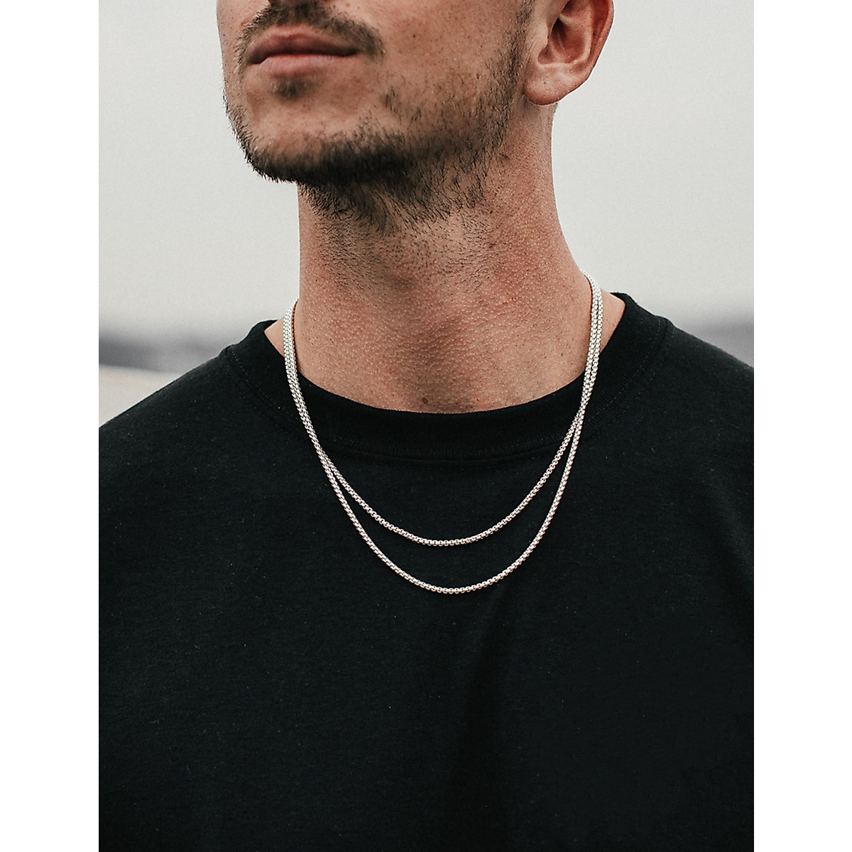 Waitsoul 925 Sterling Silver Box Chain Lobster Clasp 2mm Silver Chain for Women Men Silver Necklace Chain 16-30 Inches (16)