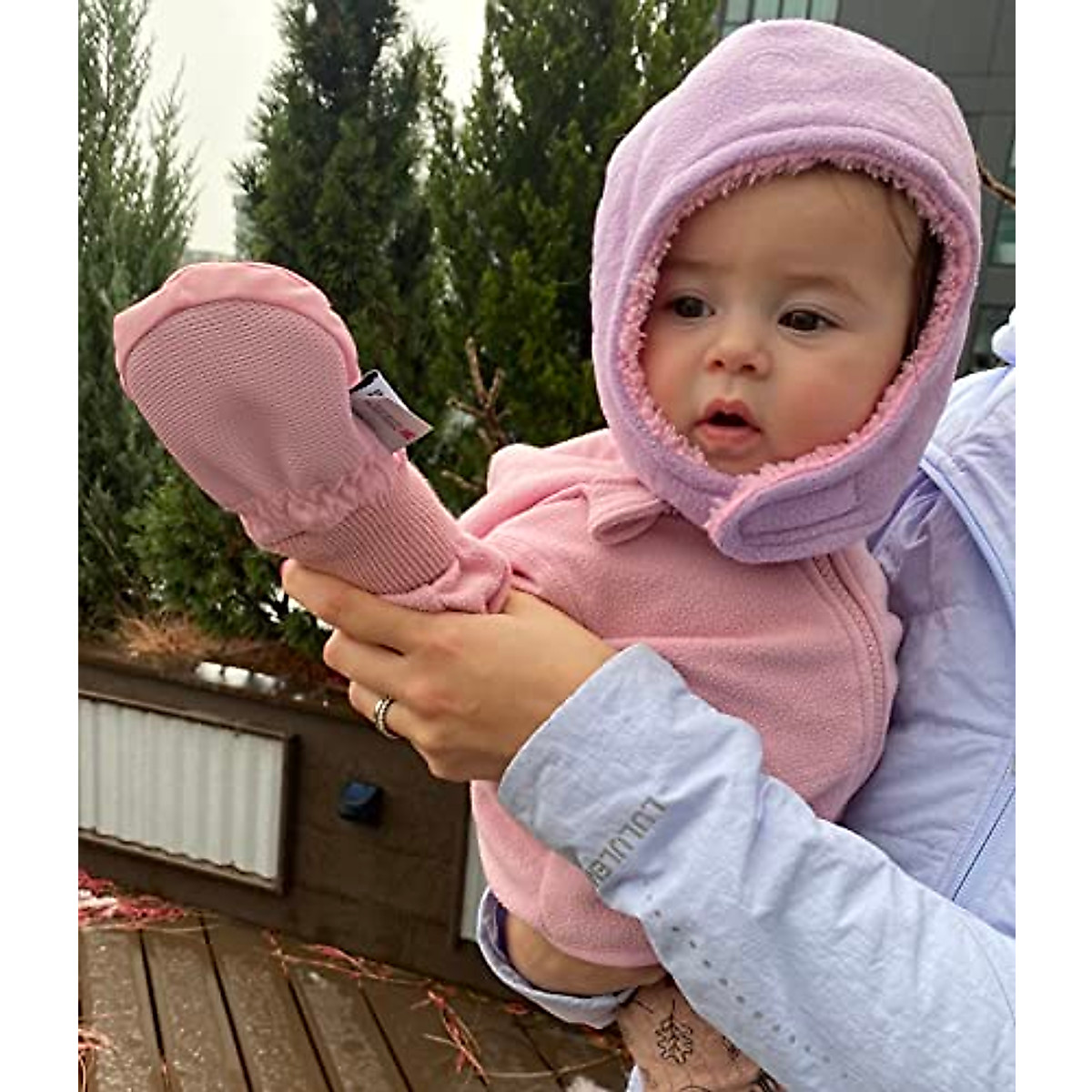 N'Ice Caps Kids Waterproof Snow Mittens Cold Weather Thinsulate Insulated (Black, 6-8 Years)