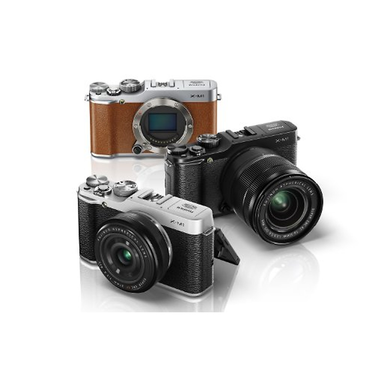 Fujifilm X-M1 Compact System 16MP Digital Camera with 3-Inch LCD Screen - Body Only (Black)