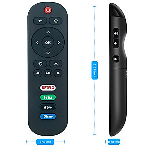 RC280 RC282 Replacement Remote Applicable for TCL Roku TV 65S455 75S455 55S455 50S455 43S455 43S425 32S3800 5US57 40S325 40S3800 55S405 28S3750 40S305 65S535 49S515 65S525 75S435 50S535 50S423 55S425