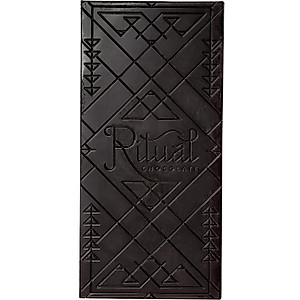 Ritual Dark Chocolate Bar, Peru 75% Cacao, Notes of Peanuts, Marshmallow & Apricot, 2.12 oz