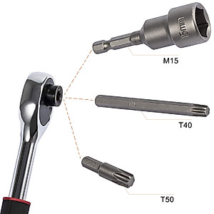 Drimfly Wrangler Torx Tool Kit for Hard Top Door Install Removal for Jeep Wrangler JK JL & Gladiator Rubicon Sahara Unlimited Replacement for 82214166AB 68361574AB