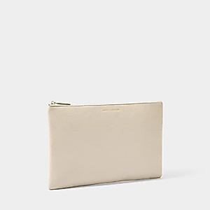 KATIE LOXTON You Got This Womens Large Vegan Leather Baby Pouch Organizer in Taupe