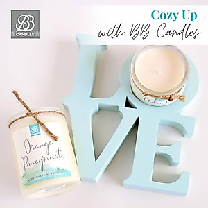 BB Candles Coastal Essentials Natural Soy Hand Poured Candle, Lotus Garden Scent, Fragrant Coastal Candle with Strong Scents, Artisan Candle, 12oz, 90+ Hours Burn Time