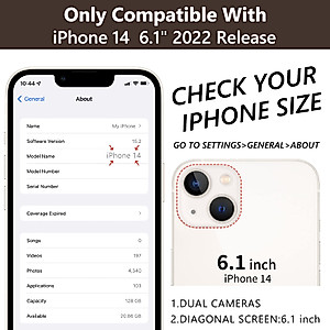 Keallce Case for iPhone 14 Plus 6.7'' Detachable Crossbody Wallet Case with RFID Blocking Card Slots, 360ｰStand Ring Flip Leather Protective Cover Lanyard Shoulder Strap Women for iPhone 14 Plus,Beige