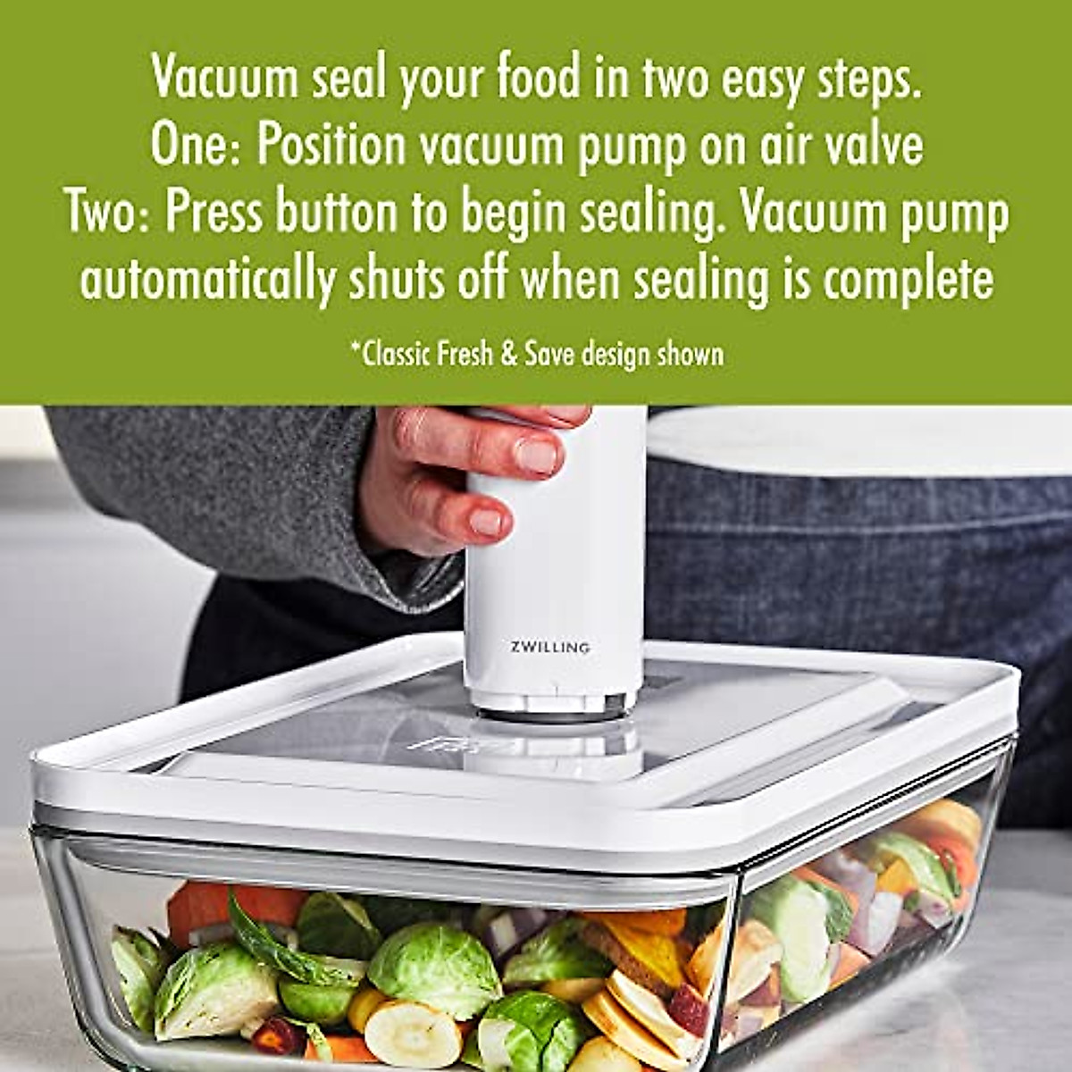 ZWILLING Fresh & Save Airtight Food Storage Container, One Size, La Mer