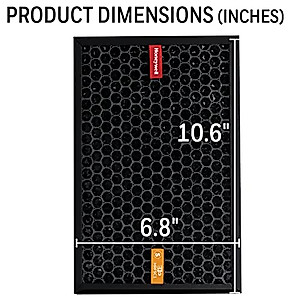 Honeywell Air Purifier Filter for Home Renovation VOCs – Filter S for HPA3000 PowerPlus and HPA5000 Insight Series, HRFSC1