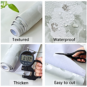 Naphite Green Floral Peel and Stick Wallpaper Boho Contact Paper for Cabinets Sage Green Flower Watercolor Contact Paper Modern Self Adhesive Removable Wallpaper for Bedroom Decor 17.3inW 78.7inL