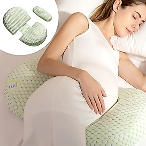 InnoLuxe Pregnancy Wedge Pillows for Sleeping, Maternity Pillow for Pregnant Women, Soft Pregnancy Pillow Support for Back, Belly, HIPS & Legs, Detachable and Adjustable with Pillow Cover