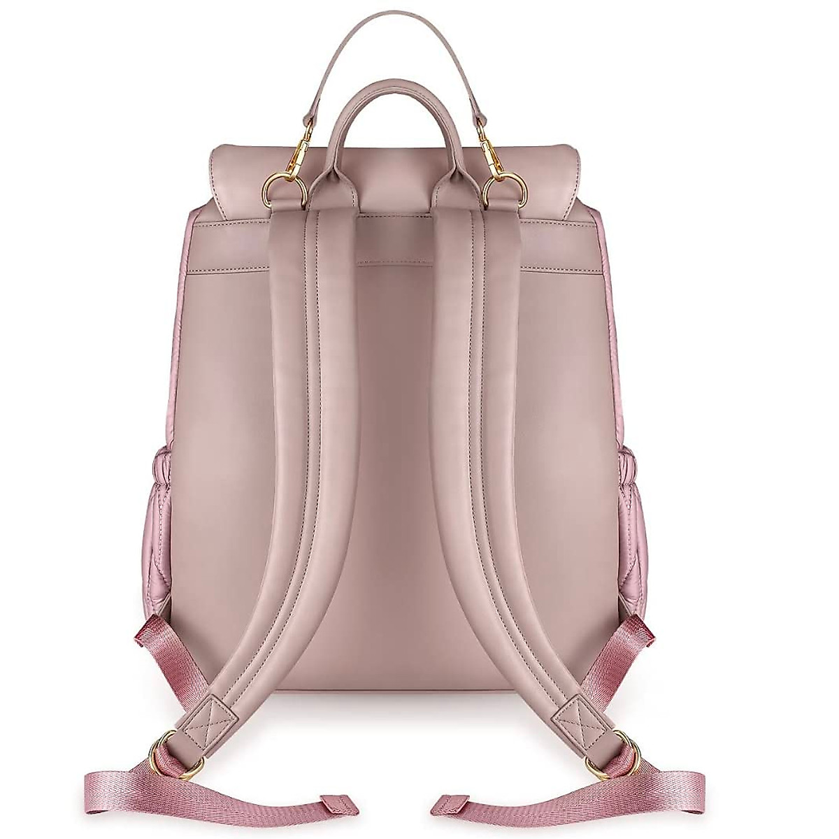 Baybou Diaper Bag Backpack Large Capacity, Waterproof, and Multifunctional Baby Essentials Travel Bag with Changing Pad and Stroller Straps, Blush Pink