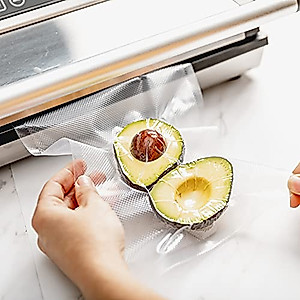 Avid Armor - Small Pint Size Vacuum Sealer Bags, Vac Seal Bags for Food Storage, Meal Saver Freezer Vacuum Sealer Bags, Sous Vide Bags Vacuum Sealer, Non-BPA, 5 x 8 inches, Pack of 100