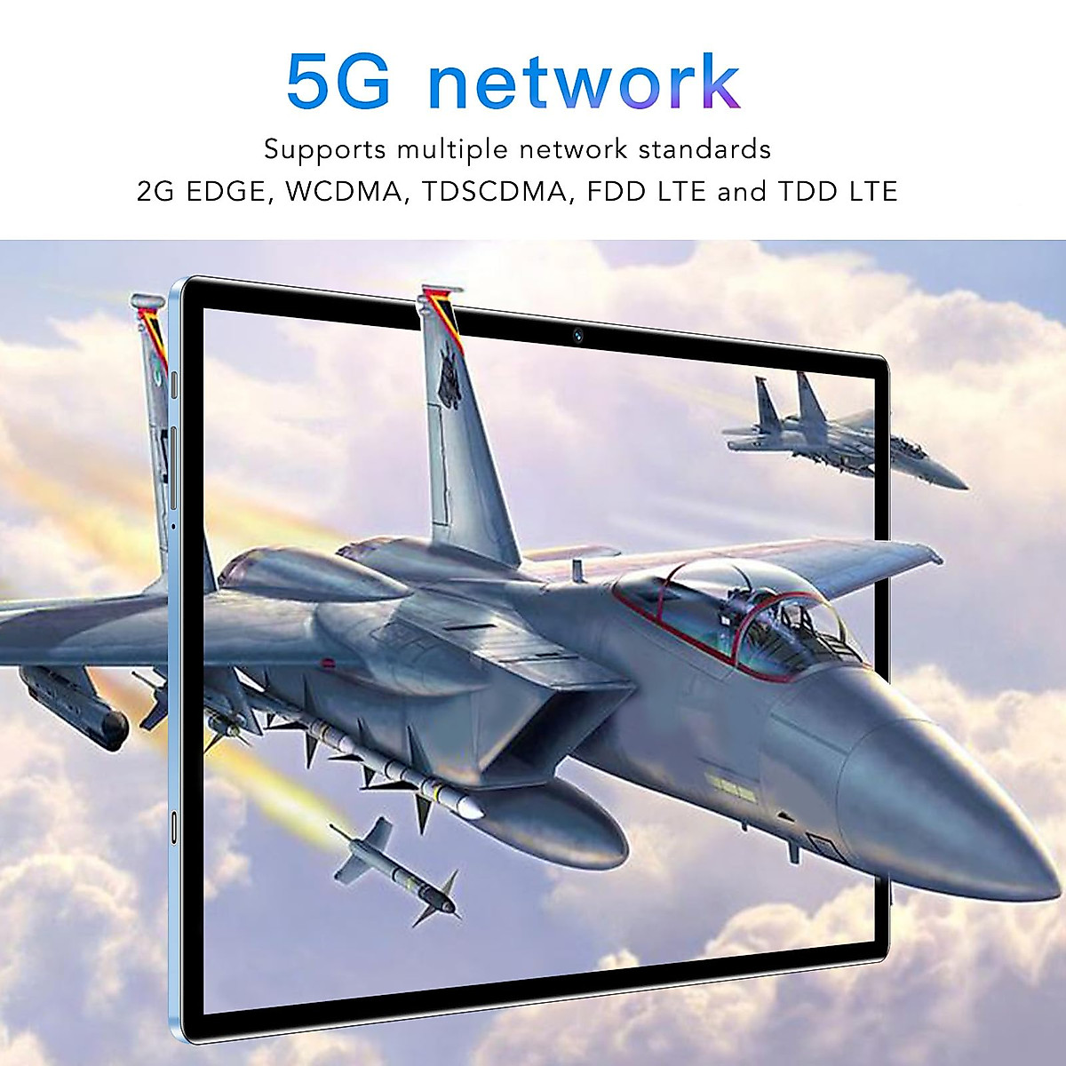 10.1 inch Tablet for Android 11, 8GB+128GB, 3200x1440 HD Screen, MTK6750 8 Core CPU Processor, 5G WiFi 4G LTE Calling Tablet (Blue)