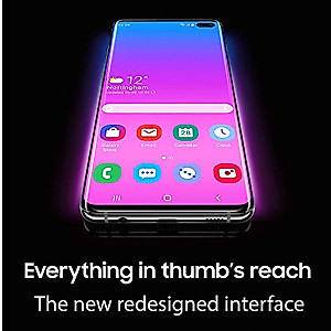 Samsung Galaxy S10+ Plus 128GB / 8GB RAM SM-G975F Hybrid/Dual-SIM (GSM Only, No CDMA) Factory Unlocked 4G/LTE Smartphone - International Version (Prism Green, 128GB)