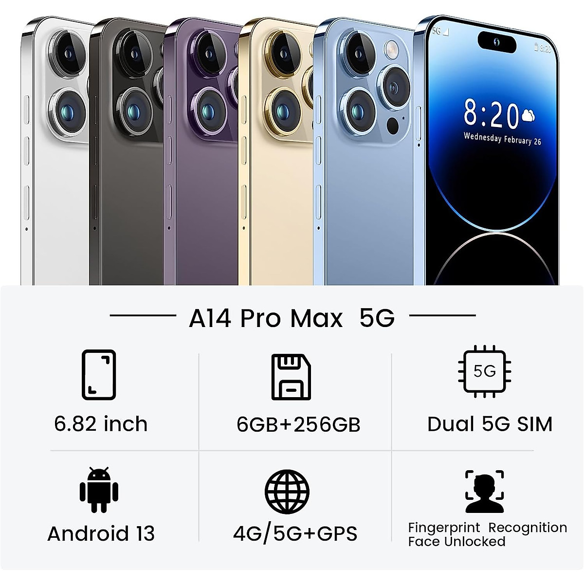 SANSHREUNI A14 Pro Max