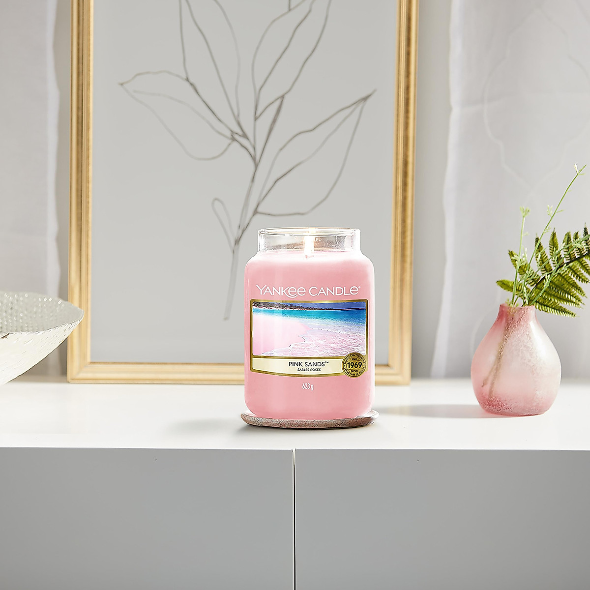 Yankee Candle jar Large Pink Sands™ YSDPS1