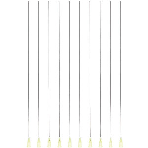 BENECREAT 10Pcs 304 Stainless Steel Dispensing Needle, 20 Gauge Stainless Steel Long Needles with Luer Connector for Cartridge, Alcohol, Essential Oil Dispensers