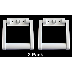 JSP Manufacturing White Aftermarket Plastic Igloo Cooler Replacement Handles for 25-72 qt Coolers 21023 (2)