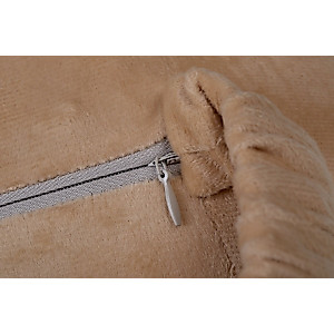 HOT SEAL Creative Funny Doge Lifelike 3D Printed Car Headrest Animals Dog Cat Head Cartoon Pillow Protect Seat Neck (Akitas)