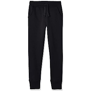 Amazon Essentials Women's Sweatpants, Black, Medium