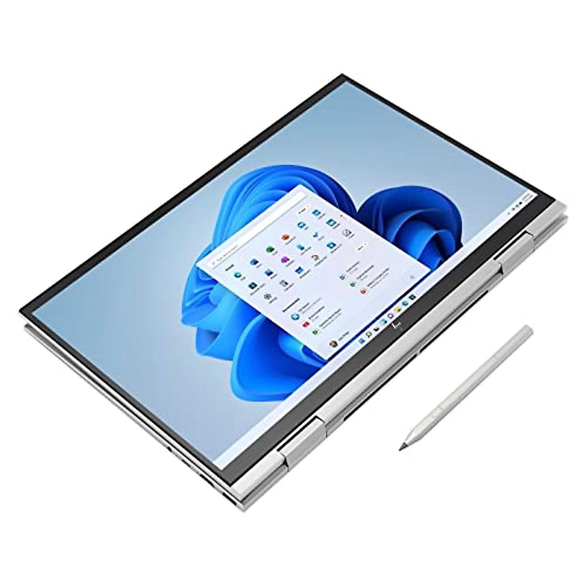 HP 2022 Envy X360 15.6" FHD IPS Touchscreen 2-in-1 Laptop 12th Intel Core i7-1260P Iris Xe Graphics 32GB DDR4 1TB SSD Thunderbolt 4 WiFi 6E Backlit KB FP Reader Win 11 Pro Stylus Pen w/ RATZK 32GB