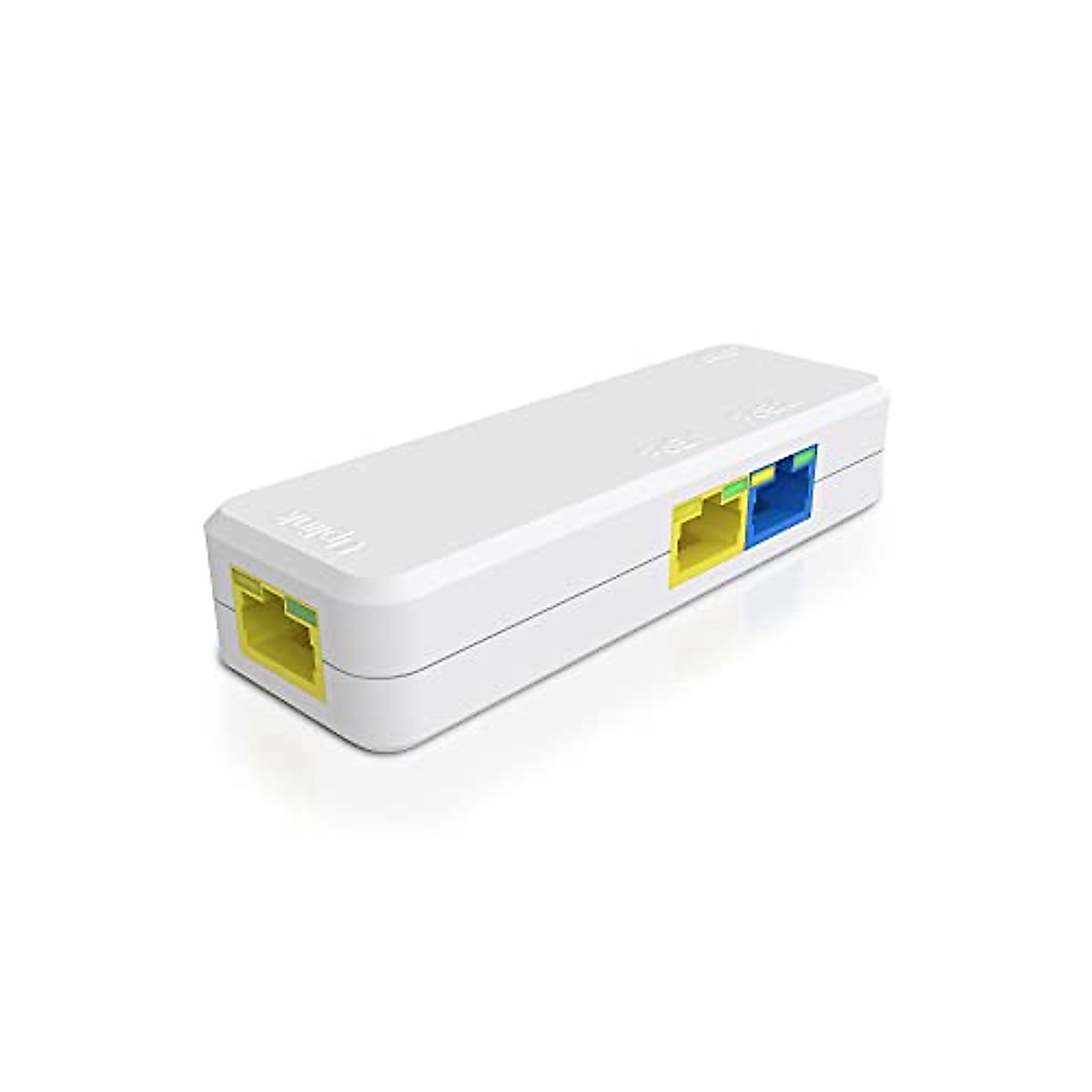 Cqenpr PoE Extend Switch, IEEE802.3af/at/bt, PoE++ BT Port 60W Output, Cascade 3-4 Times, Distance Extend 130M，No Power Required, Plug&Play. (Indoor poe Extender)