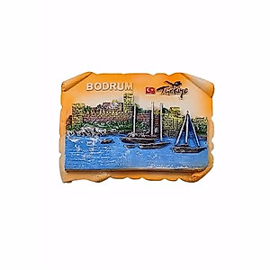 Bodrum Turkey Refrigerator Magnet Travel Gift Souvenir Fridge Magnet Home Kitchen Decoration 3D Fridge Magnetic Sticker