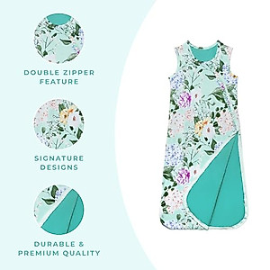 Posh Peanut Baby Wearable Blanket - Newborn Sleeveless Ruffled Sleep Bag - Viscose from Bamboo Infant Wear - 1 TOG