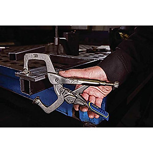 IRWIN VISE-GRIP Welding Pliers, Fast Release, C-Clamp with Swivel Pads, 11-Inch (IRHT82586)