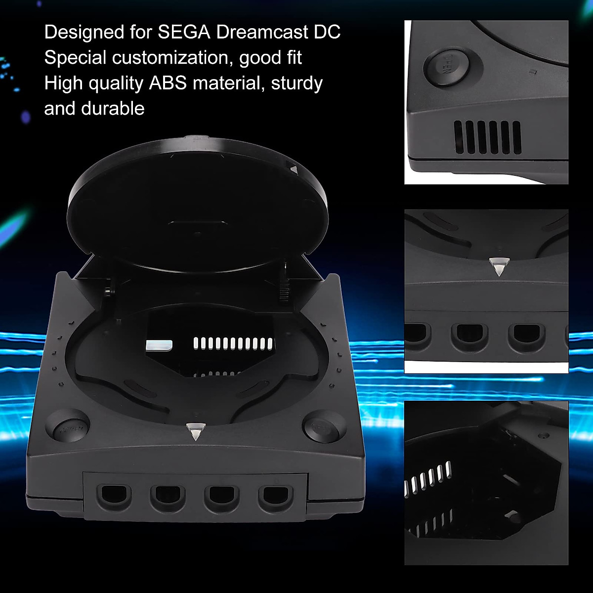 PUSOKEI Replacement Protective Case, Shell Case for Game Console, Easy to Disassemble, Simple and Retro Design, Game Controller Protective Box